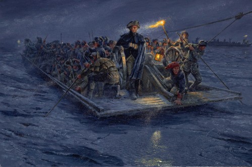 A Realistic Painting of Washington Crossing the Delaware - Neatorama