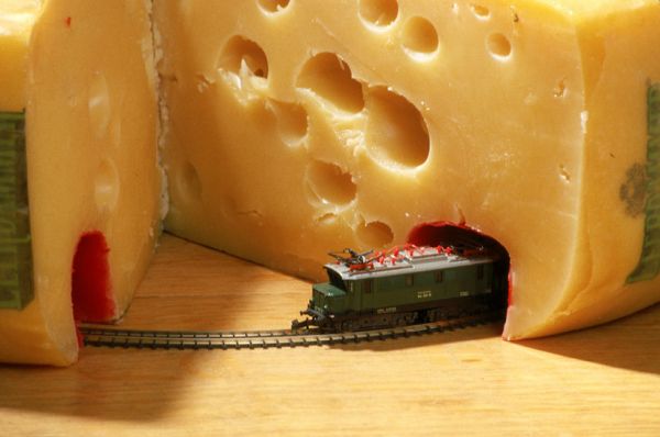 Tunnel through the Swiss Cheese Alps - Neatorama