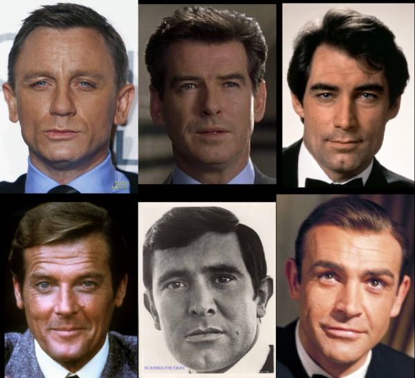 Names Of All James Bond Actors