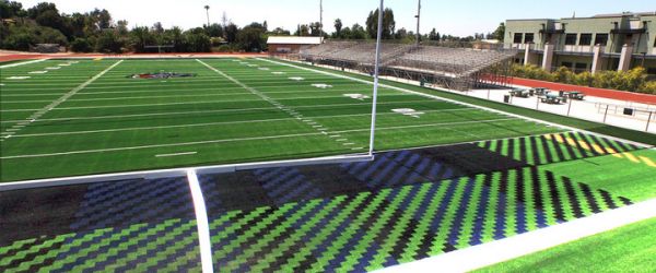 The High School With America's Most Intricate End Zone Design - Neatorama